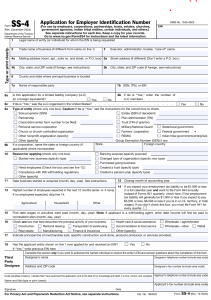 What is Form SS-4? How to file an SS-4 form