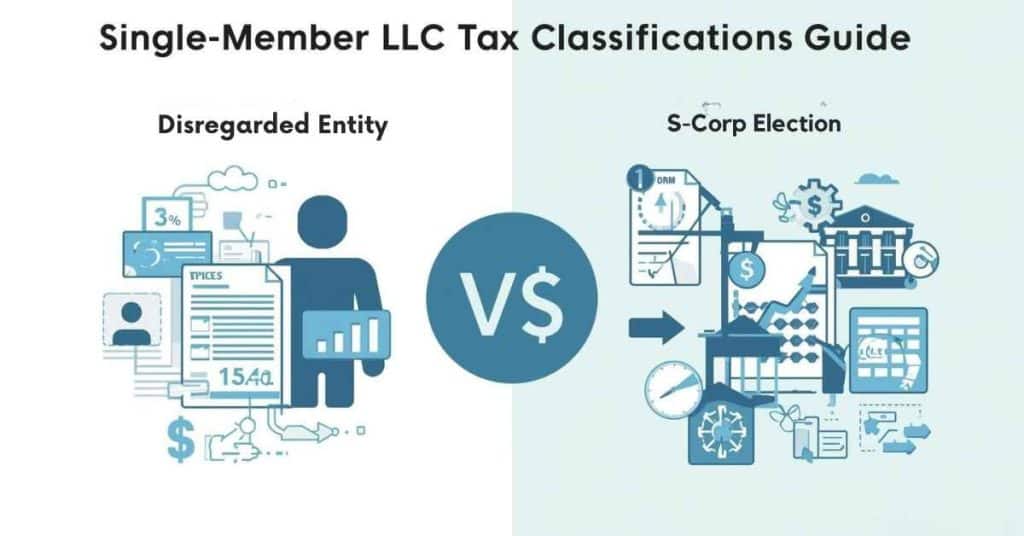 Single-Member LLC Tax Classification: Disregarded Entity vs S-Corp